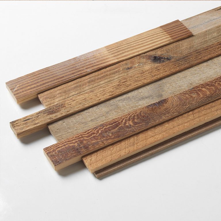 Plus Timber | 3D Reclaimed Rustic Peel and Stick Planks | Real Wood ...